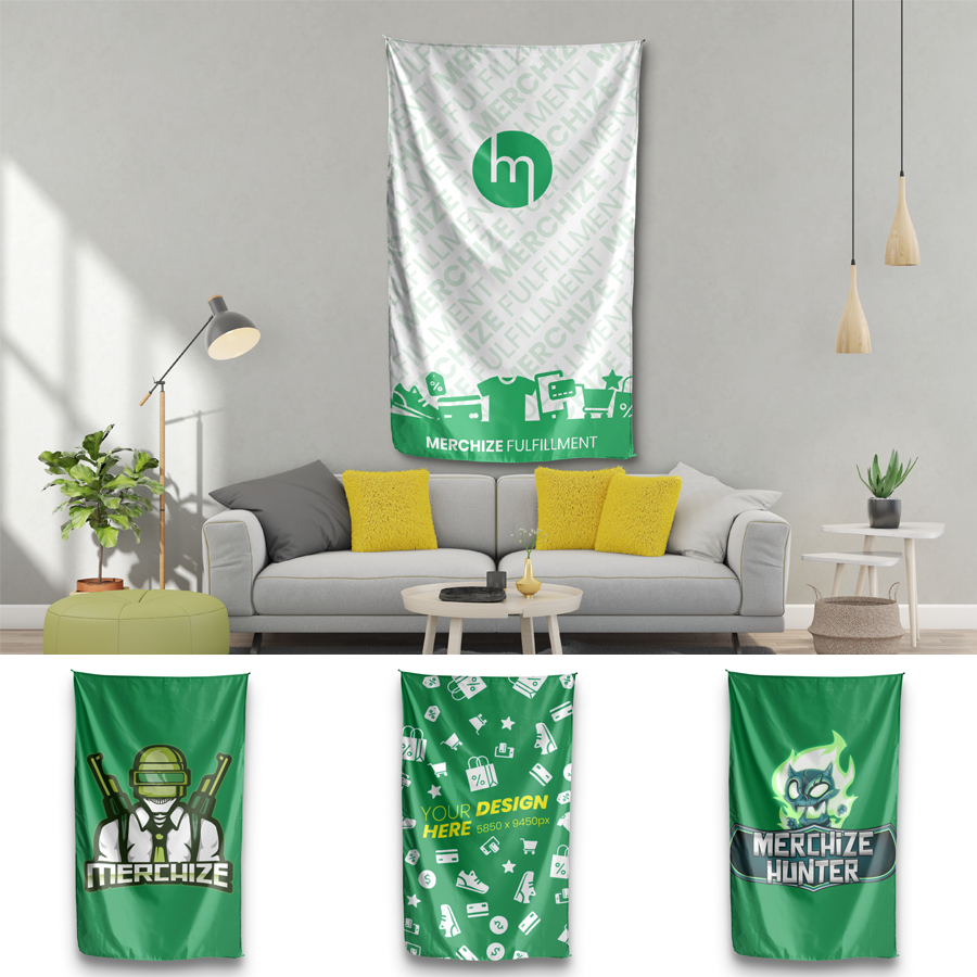 Custom Print on Demand Flags - No Minimums | Merchize