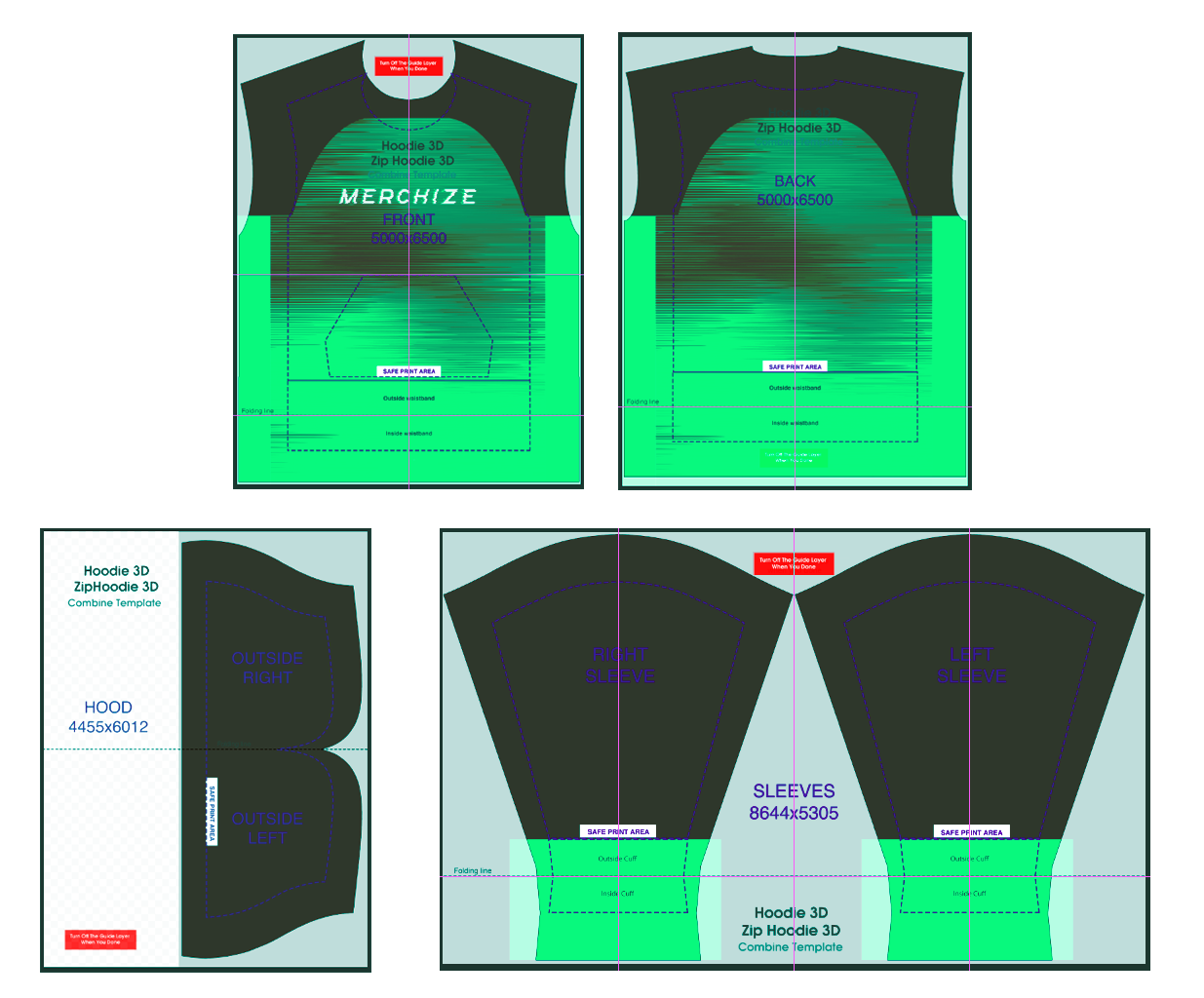 3D Template Guide - Print on Demand & Fulfillment Service