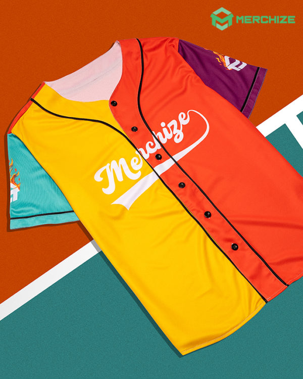 Custom All Over Print Baseball Jersey - Print On Demand & Fulfillment