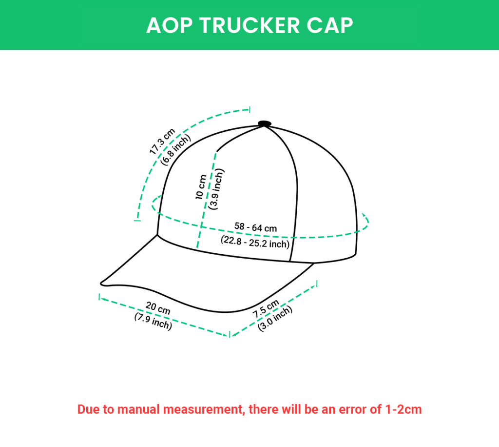 All-over Print Trucker Cap - Print on Demand & Fulfillment Service
