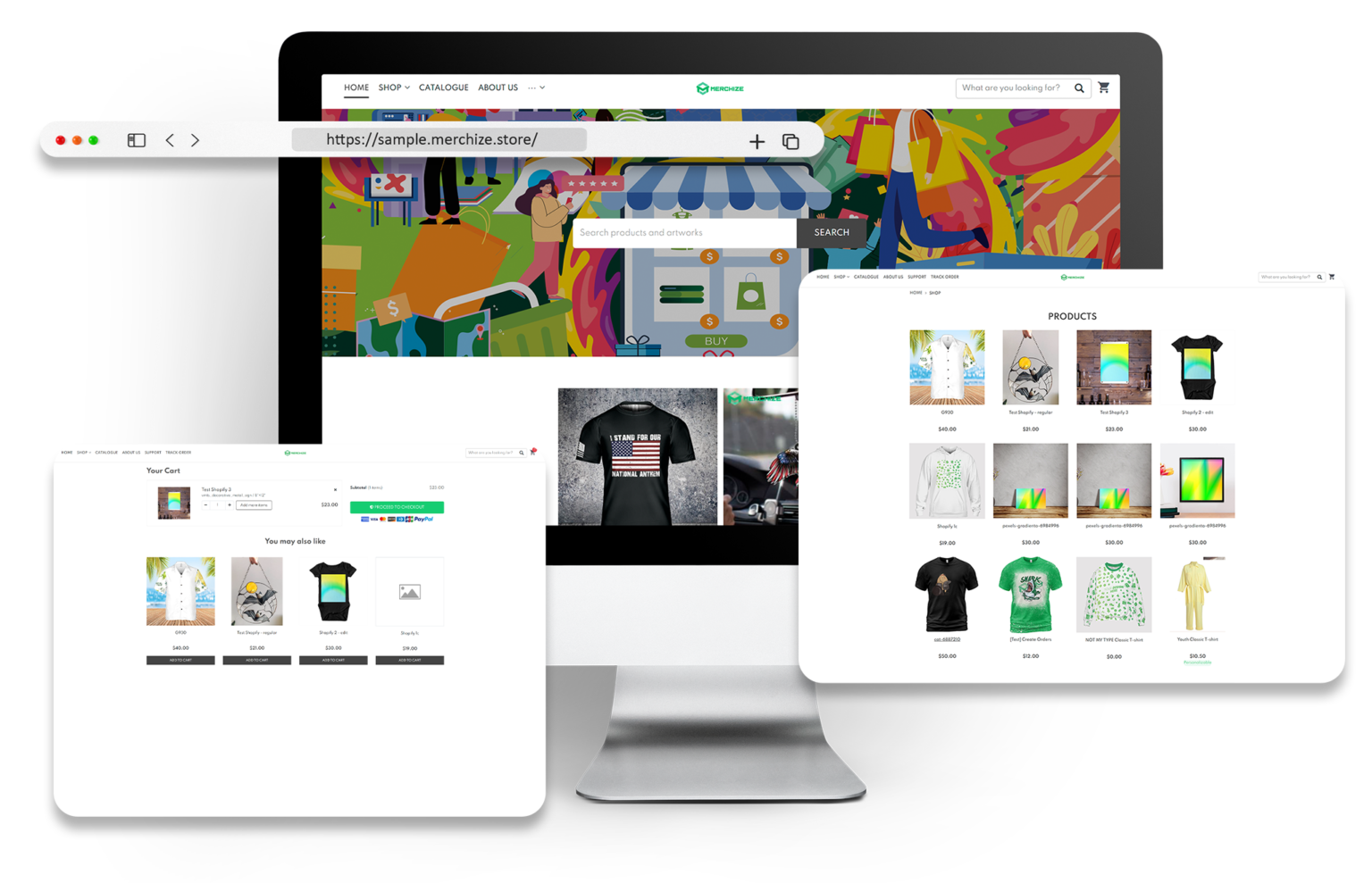 Storefront page - Print on Demand & Fulfillment Service