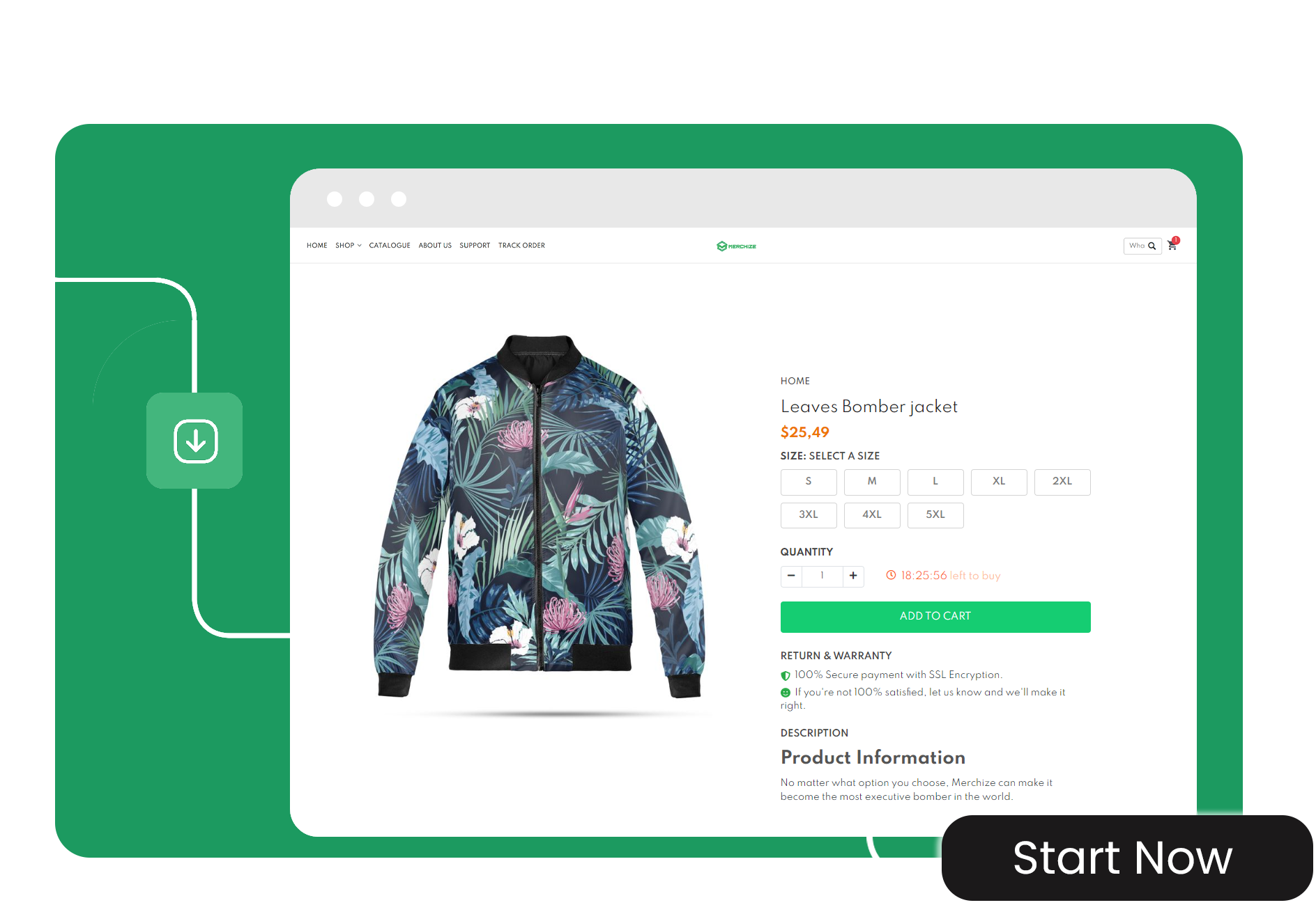 Storefront page - Print on Demand & Fulfillment Service