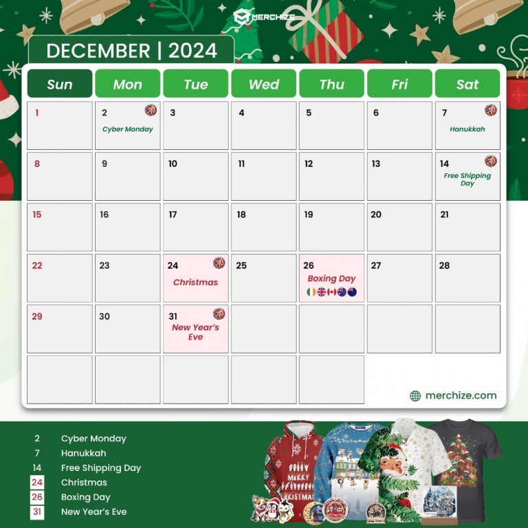 Plan your year wisely with 2024 Ecommerce Holiday Calender